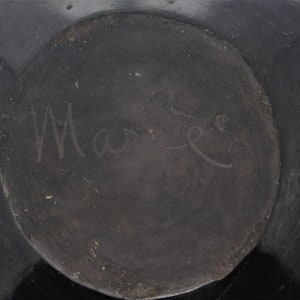 Truly Magnificent Large Signed Maria Martinez Black Pot From the 1920s ...
