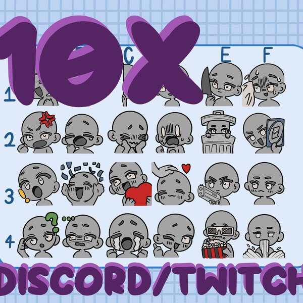 Twitch Emote Commission - Etsy