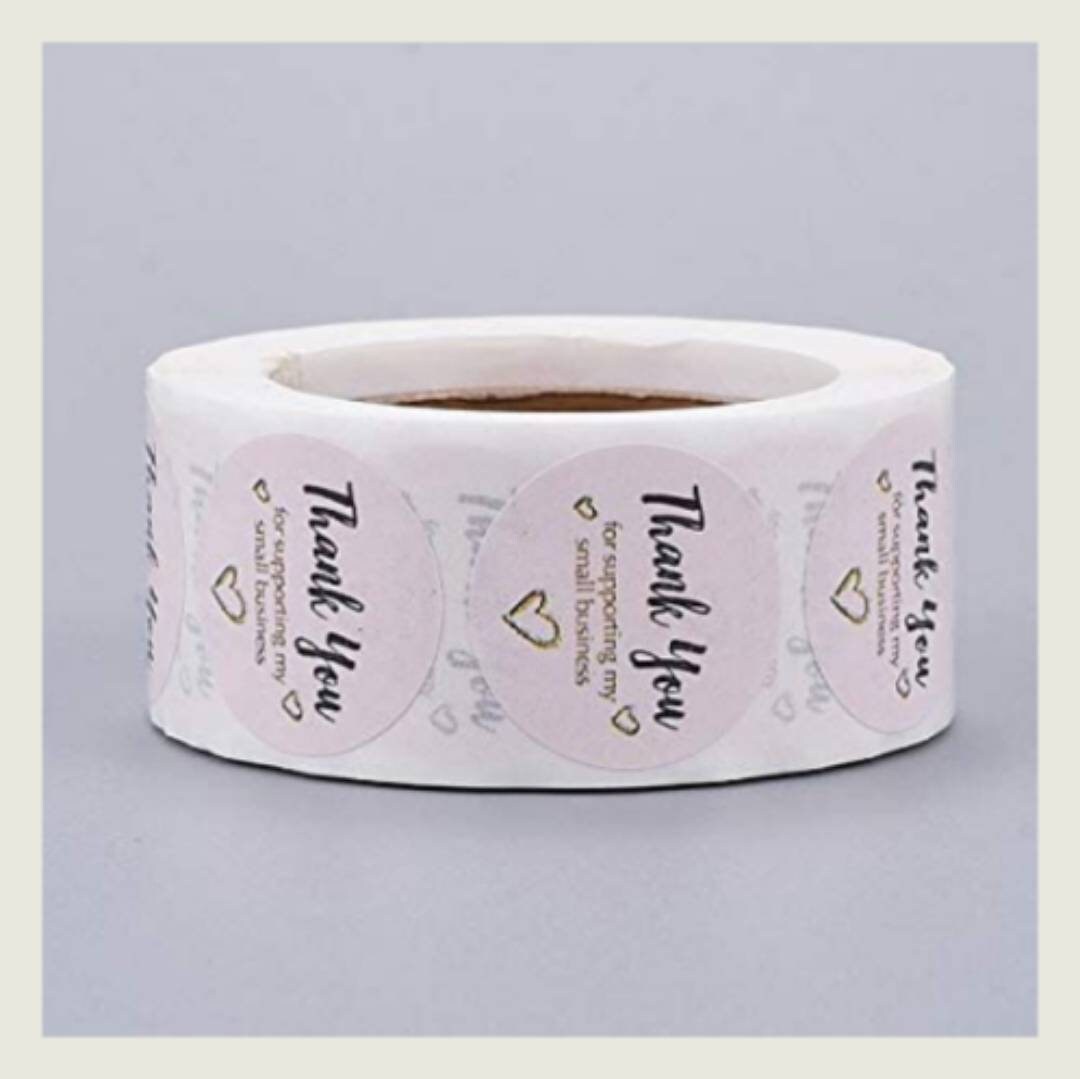 THANK YOU STICKER • Thank You for Supporting My Small Business Stickers ...