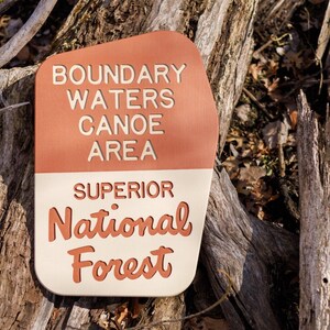 Boundary Waters Canoe Area (BWCA) - Superior National Forest Replica ...