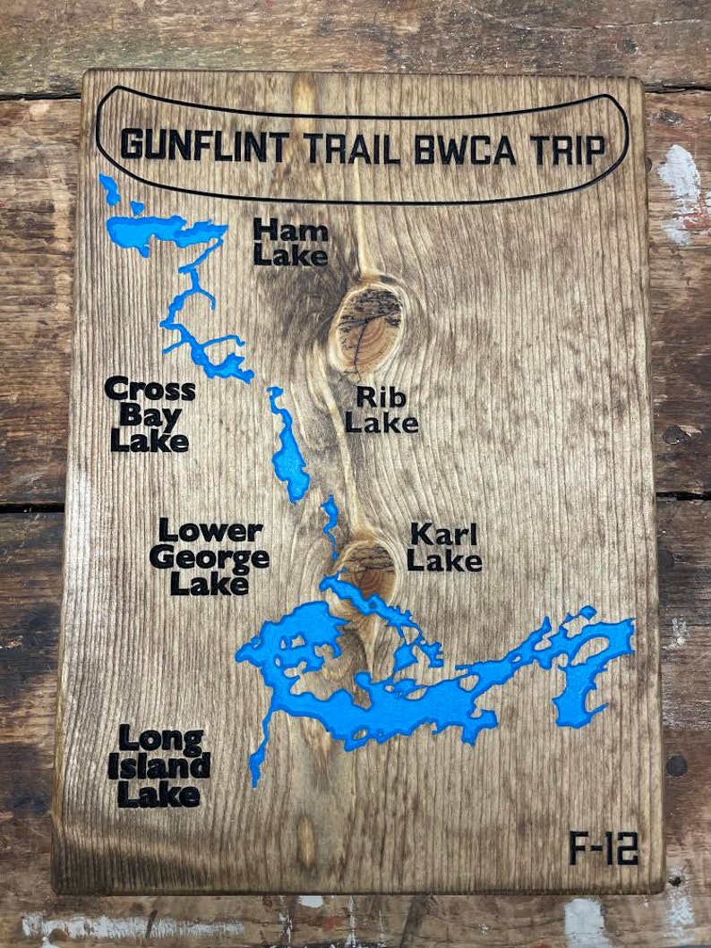 Standard Custom BWCA Trip Sign | Etsy