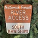 National Forest Access Sign Replicas customizable - Etsy