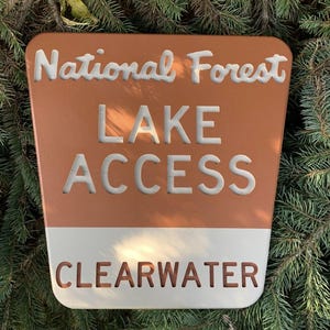 National Forest Access Sign Replicas (customizable) - Etsy