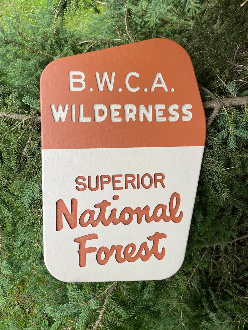 BWCA Wilderness Superior National Forest Replica Sign | Etsy