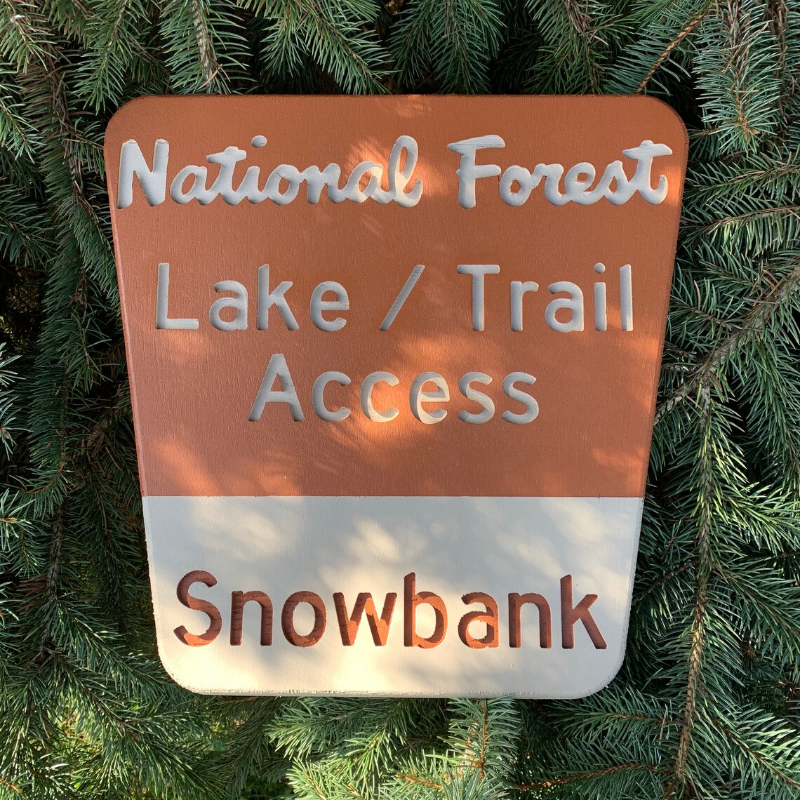 National Forest Access Sign Replicas customizable - Etsy
