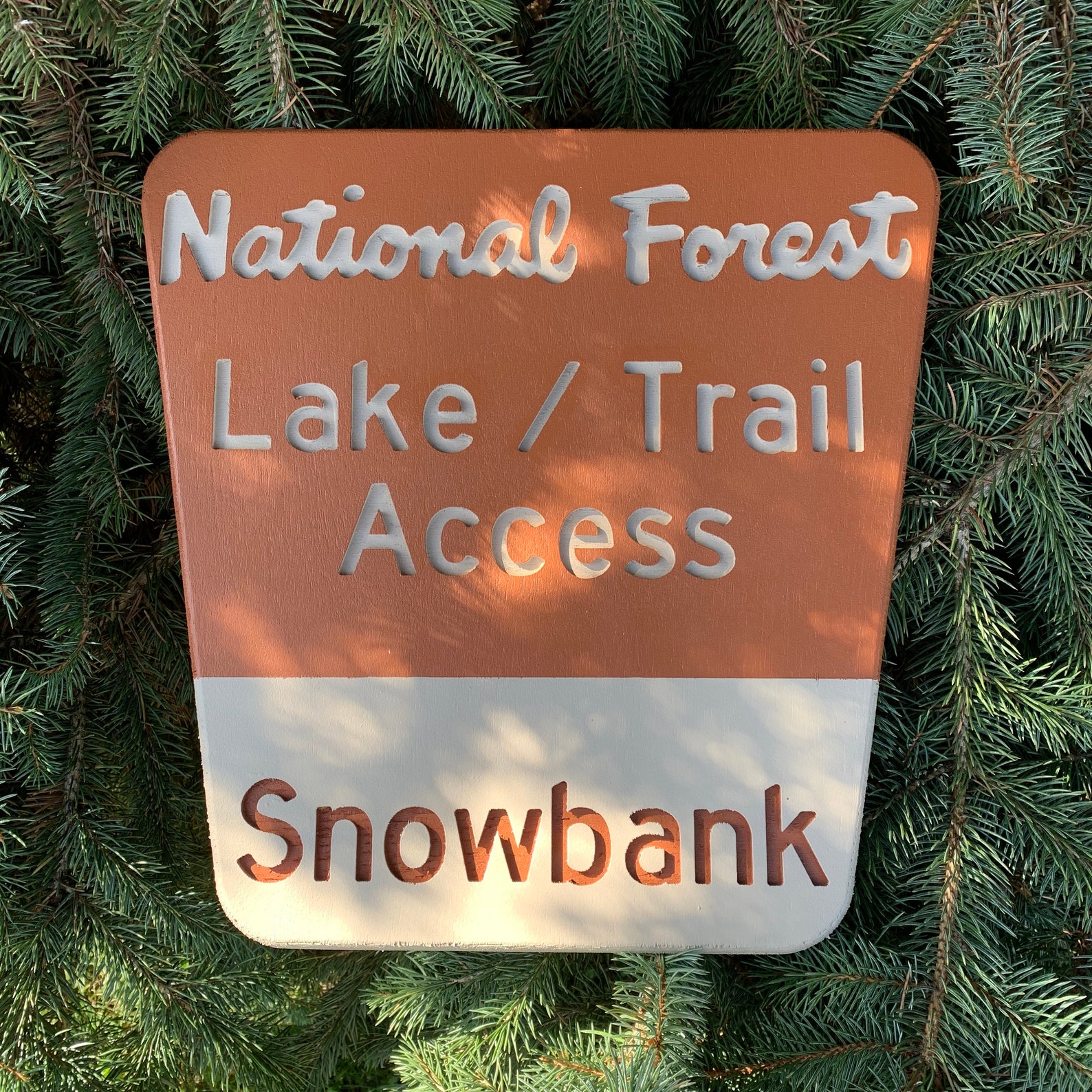 National Forest Access Sign Replicas customizable - Etsy