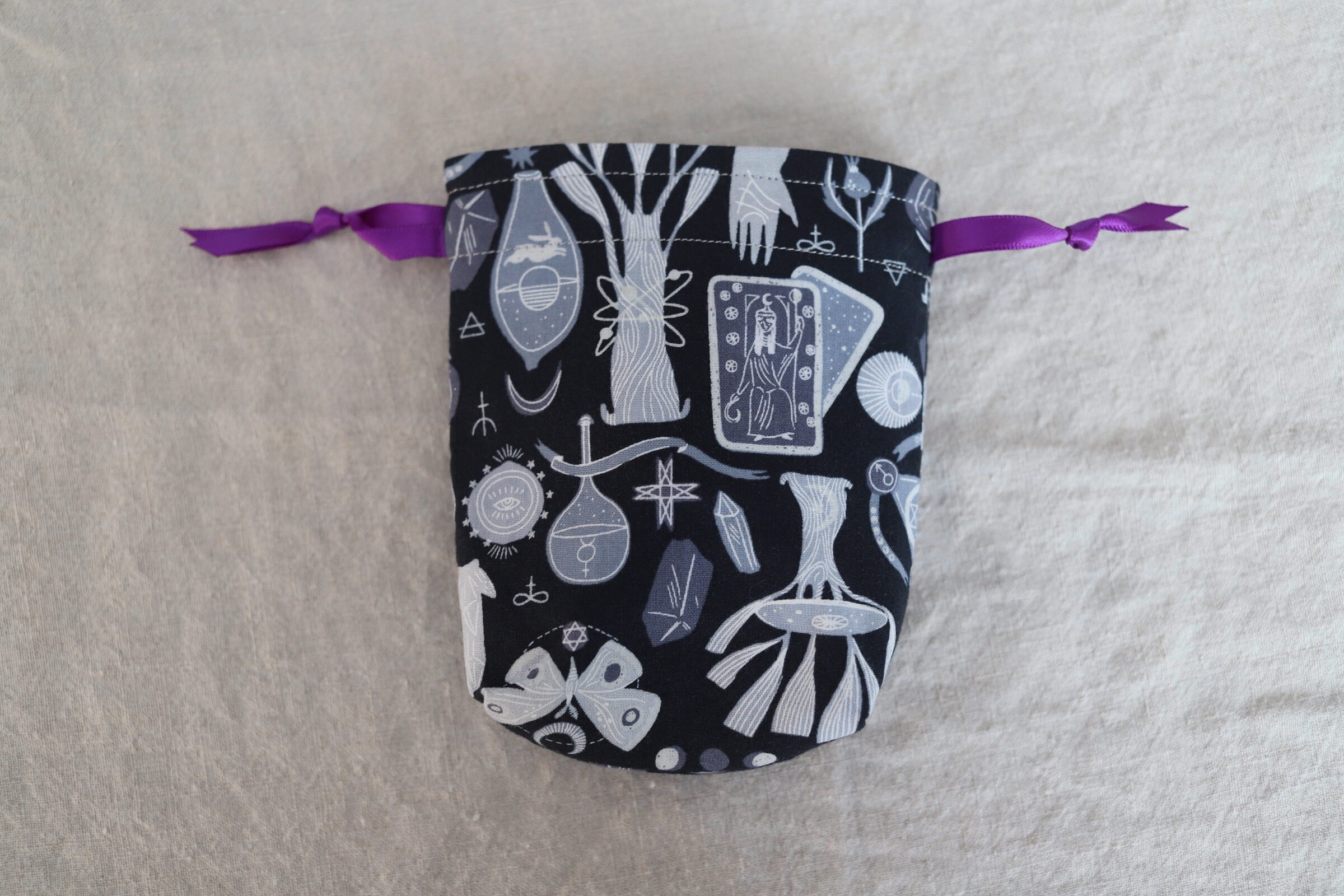 Extra Small Witch Alchemical Tools Pendulum Bag Drawstring | Etsy