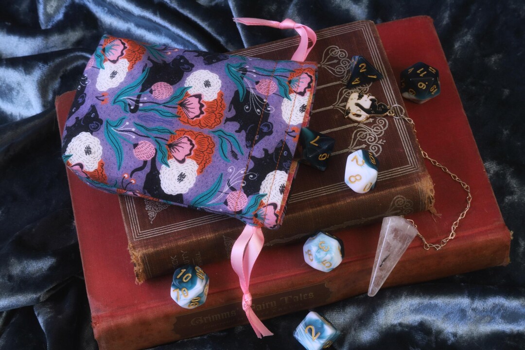 Extra Small Garden Rats Pendulum Bag Drawstring Sachet Crystal Pouch ...