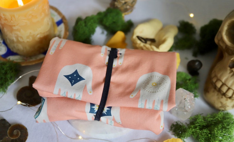 Magick Hands Tarot Wrap Tarot Spread Cloth Tarot Reading Cloth Handmade ...