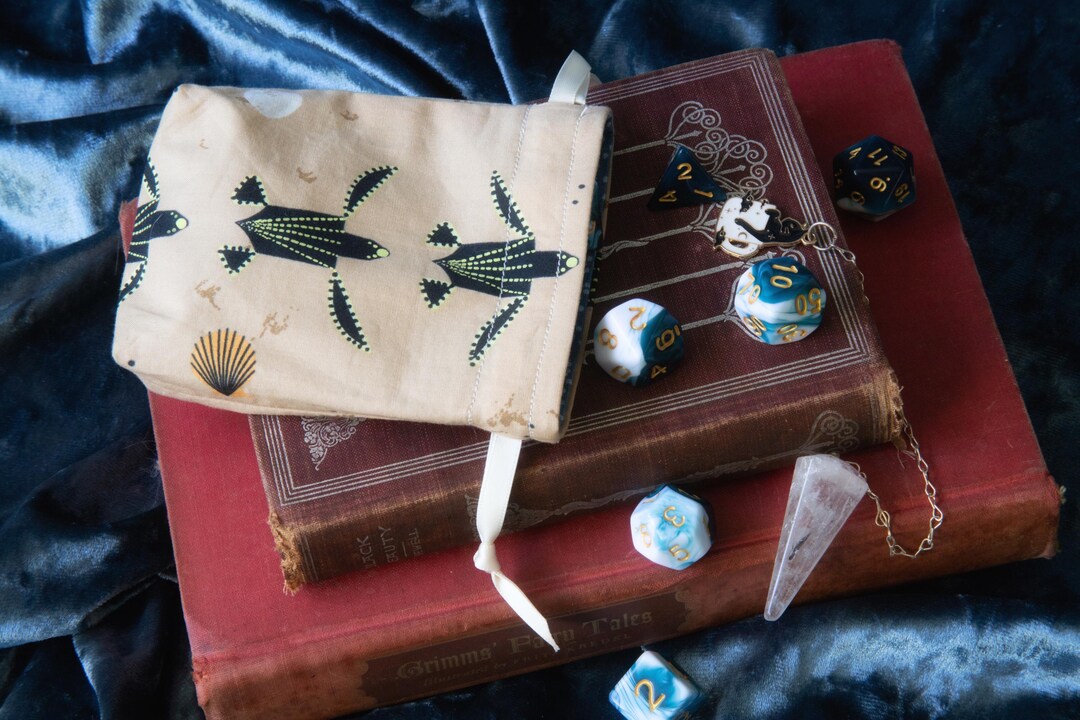 Extra Small Baby Leatherback Sea Turtles Pendulum Bag Drawstring Sachet ...