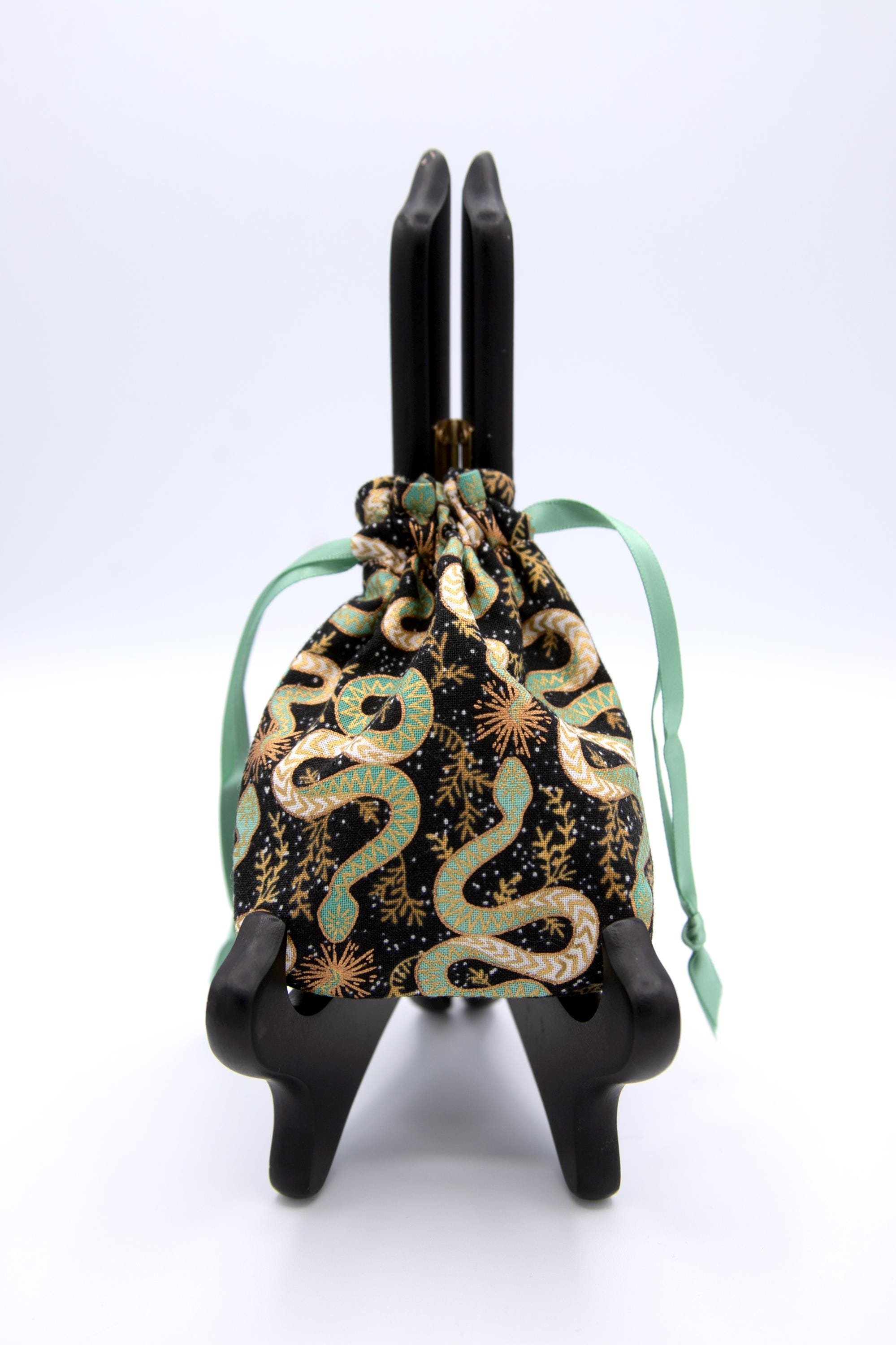 Extra Small Mystic Snakes Pendulum Bag Drawstring Sachet Crystal Pouch ...