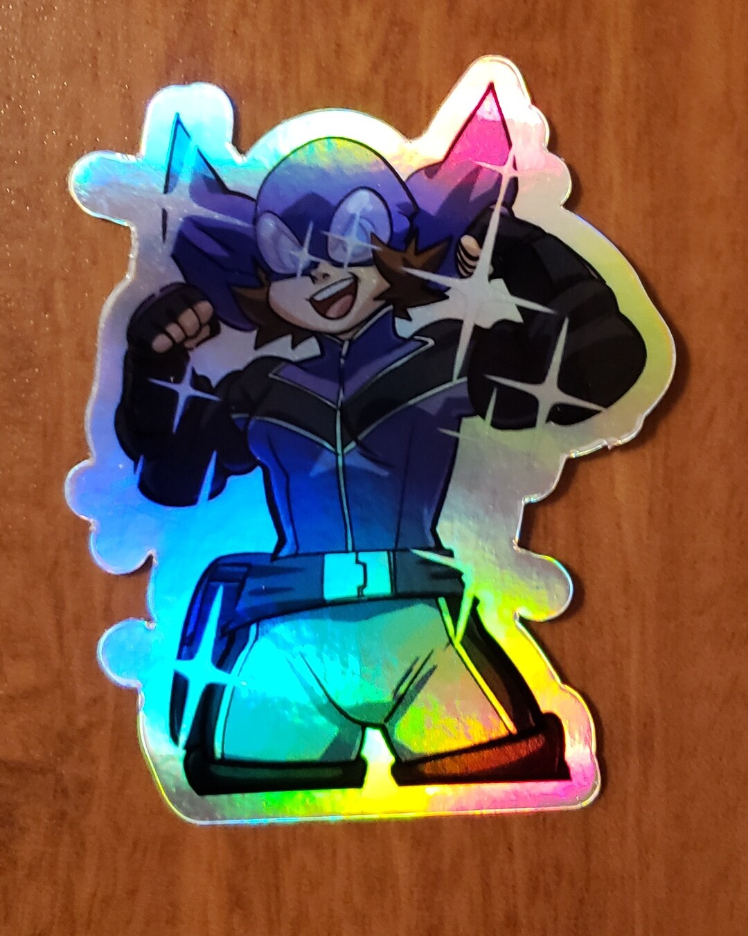 Kid Melee 3" Holographic Sticker - Etsy