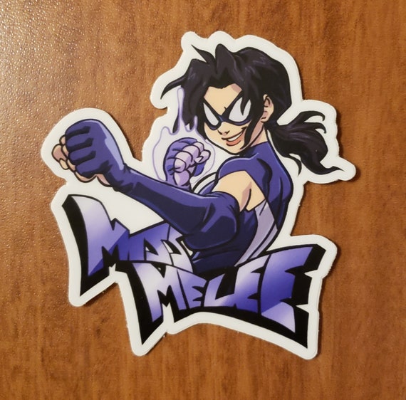 Miss Melee Power Punch 3 sticker | Etsy