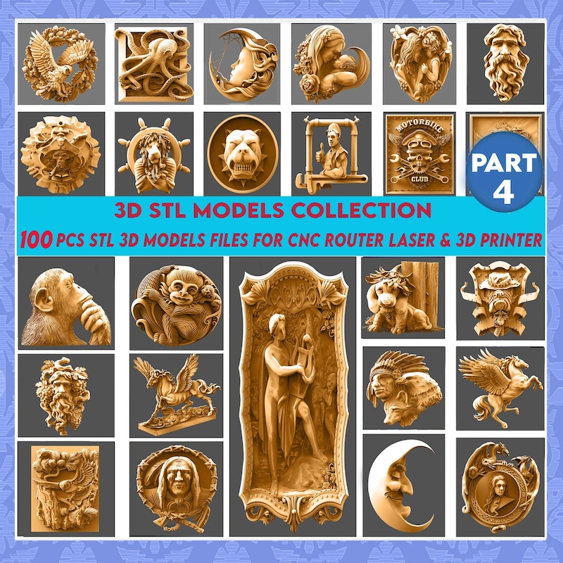 3d Stl Files for Cnc Router - Etsy