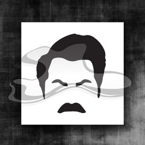 Ron Swanson Vector SVG Artwork - Etsy Ireland