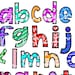 Colorful Bright Alphabet Clipart Letter Clipart Clipart - Etsy