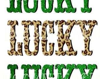 Lucky Leopard Clover St. Patrick's Day Sublimation - Etsy
