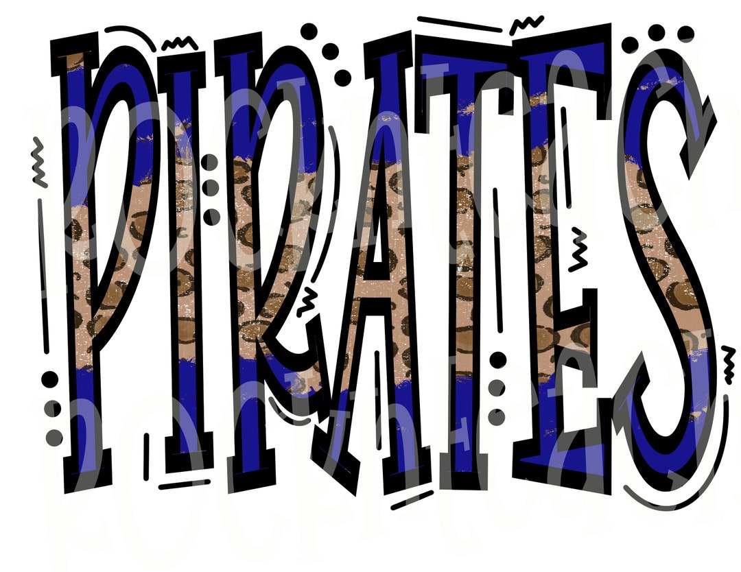 Pirates Sublimation Png, Pirates Leopard Png, Pirates Mascot Download ...