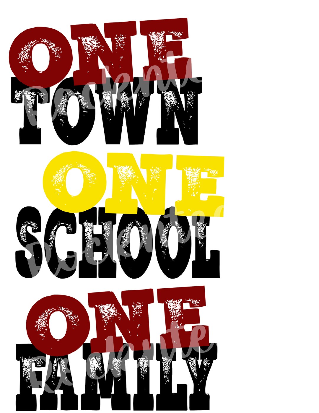 Self Customizable Png, One Town One School One Family Png, Football Png ...