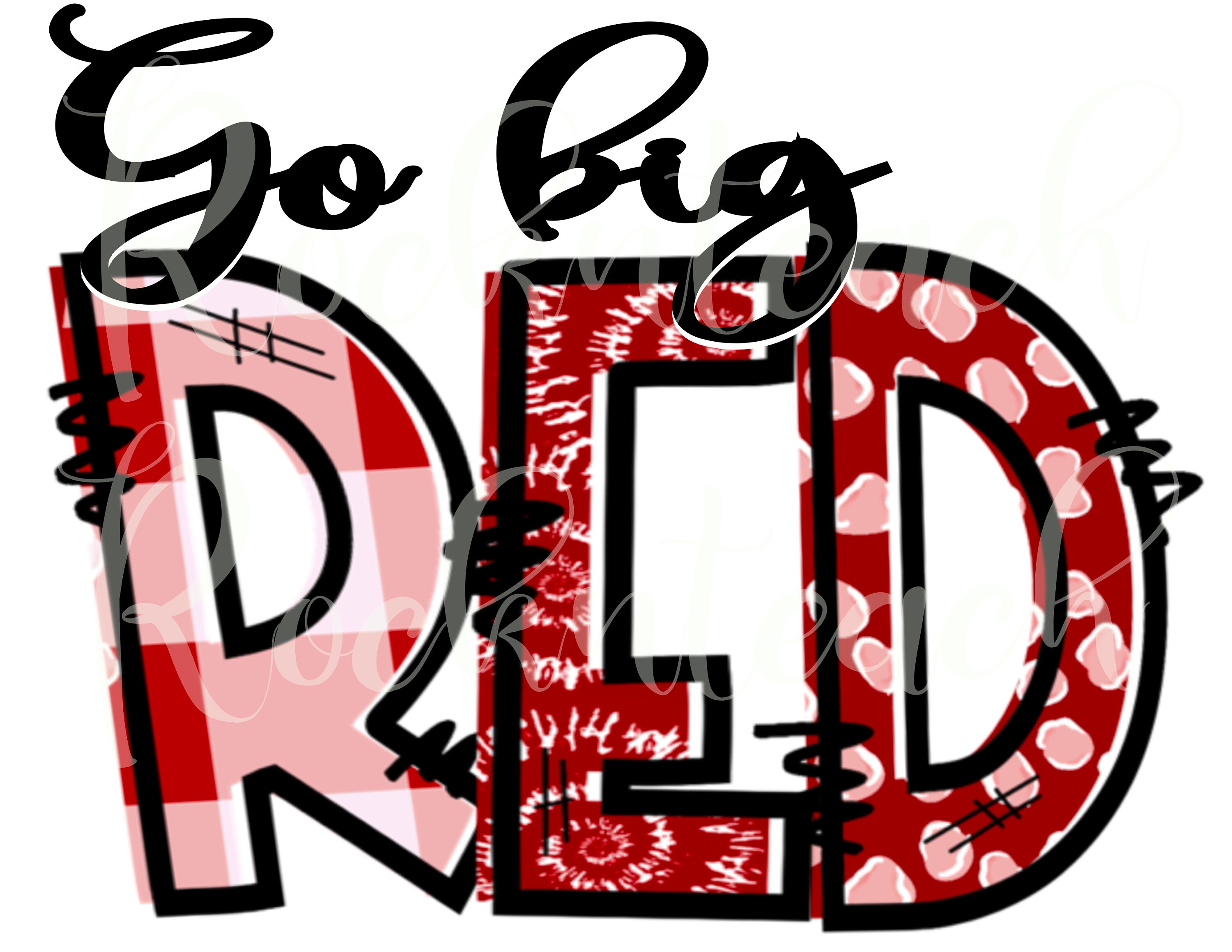 Go Big Red Png, Red Football Png, Football Download - Etsy