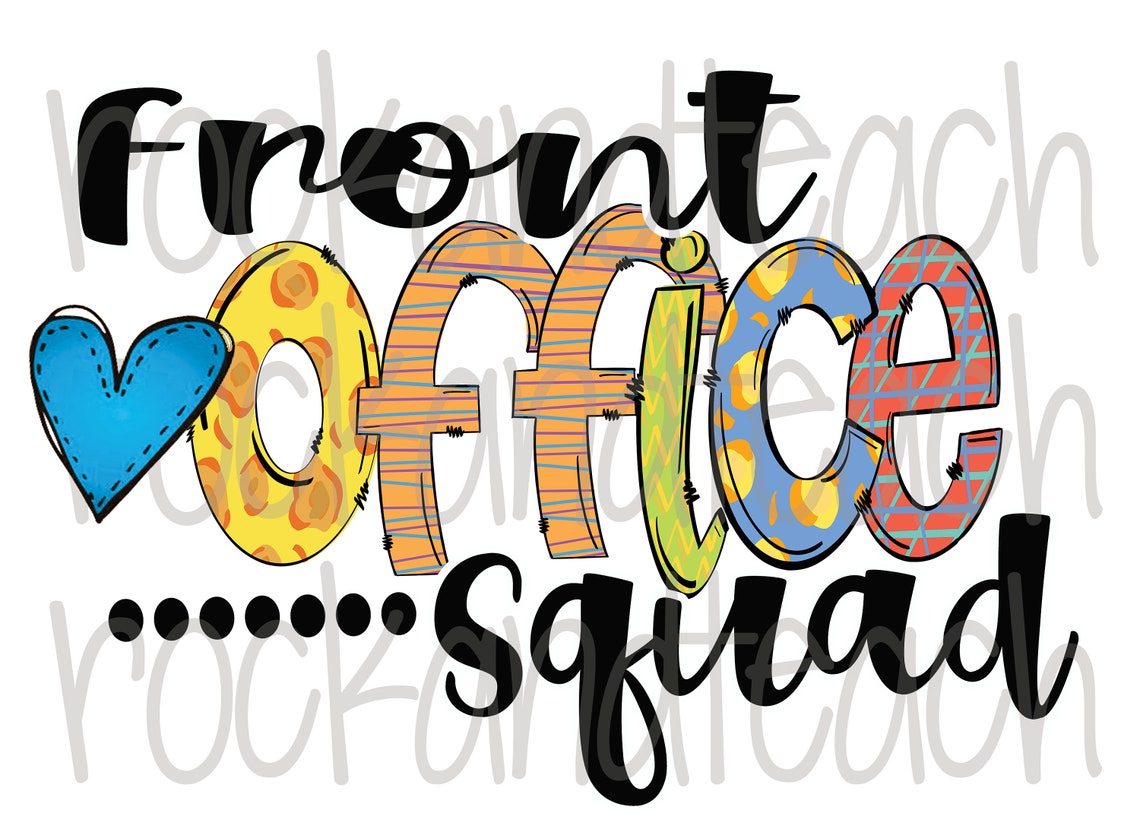 Front Office Squad Digital Png File/school Png/school - Etsy
