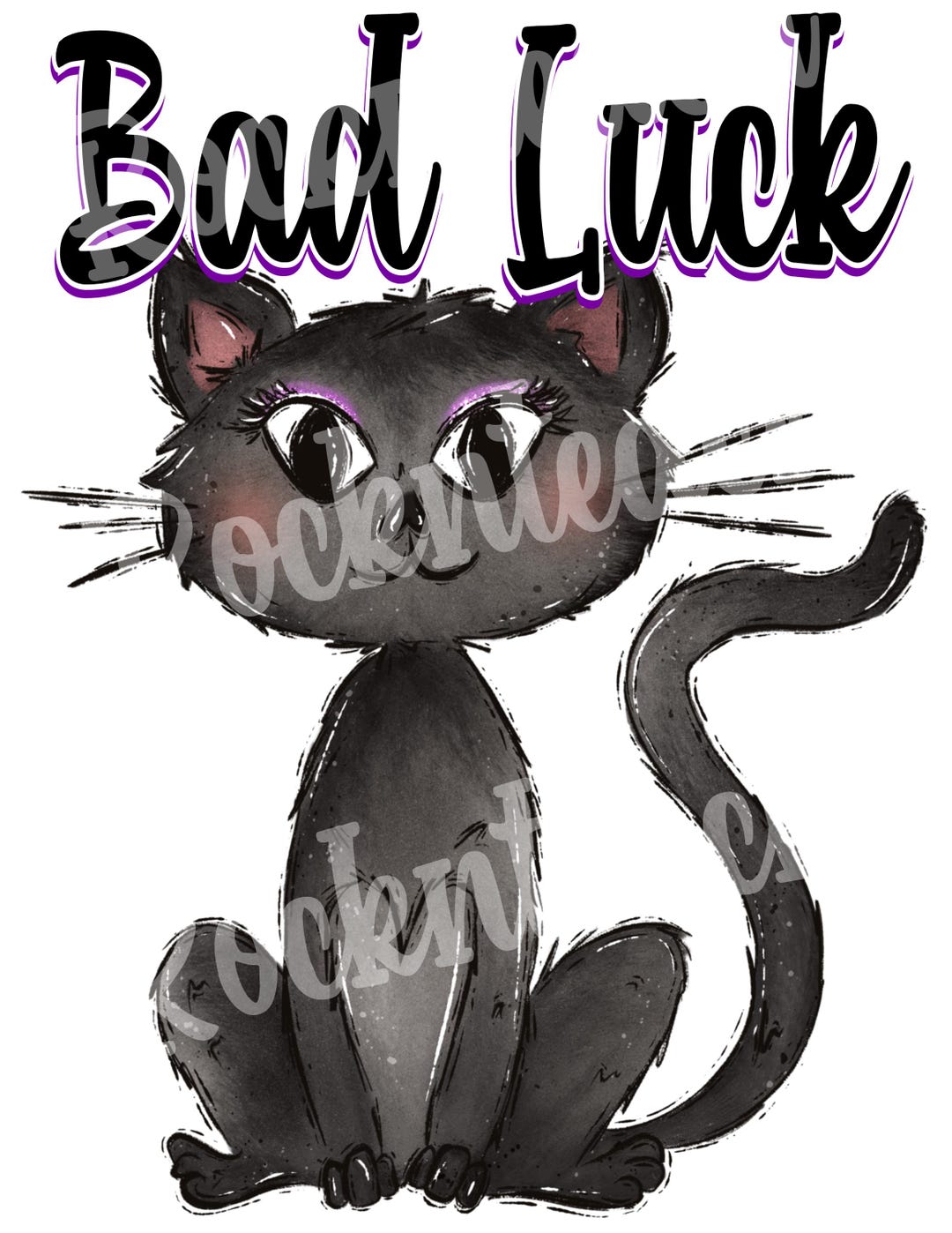 Black Cat Png, Bad Luck Png, Halloween Png, Spooky Png - Etsy