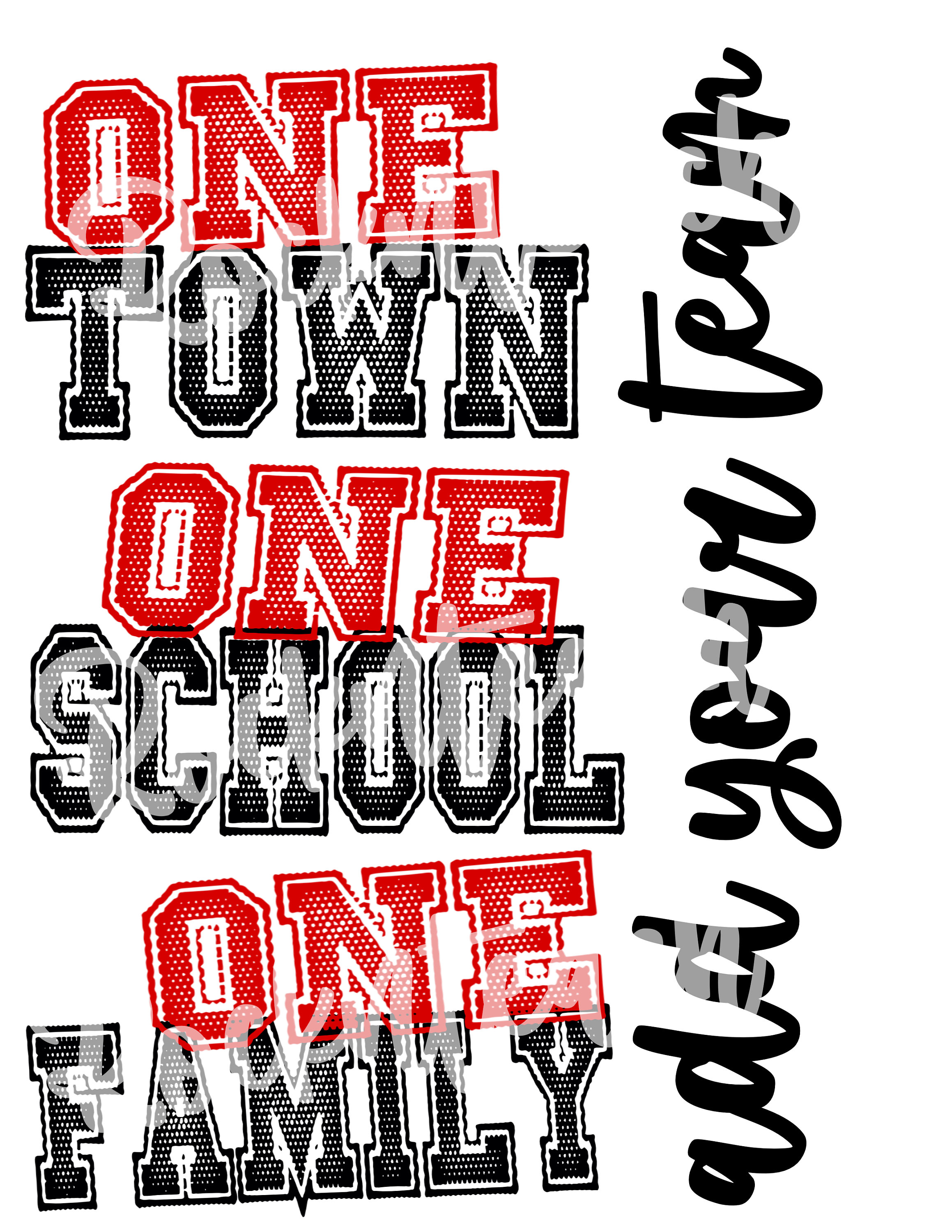 Self Customizable Png, One Town One School One Family Png, Football Png ...