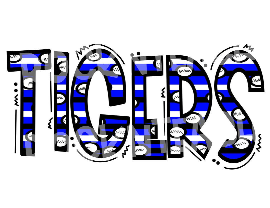 Tigers Mascot Lettering Png, School Pride Mascot, Tigers Png ...