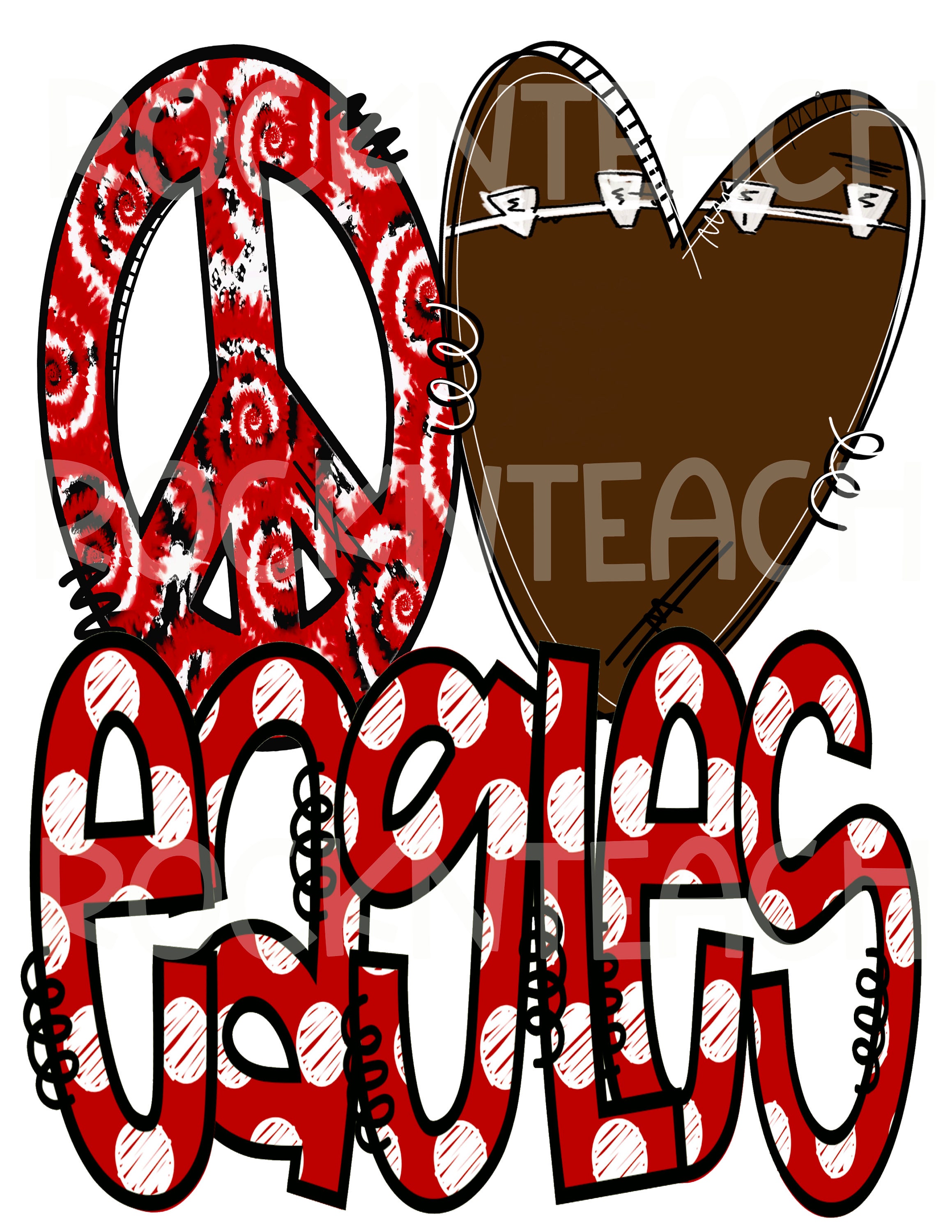 Peace Love Eagles Png Eagles Football Png Football - Etsy