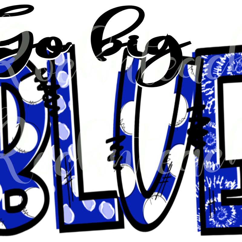 Go Big Blue - Etsy
