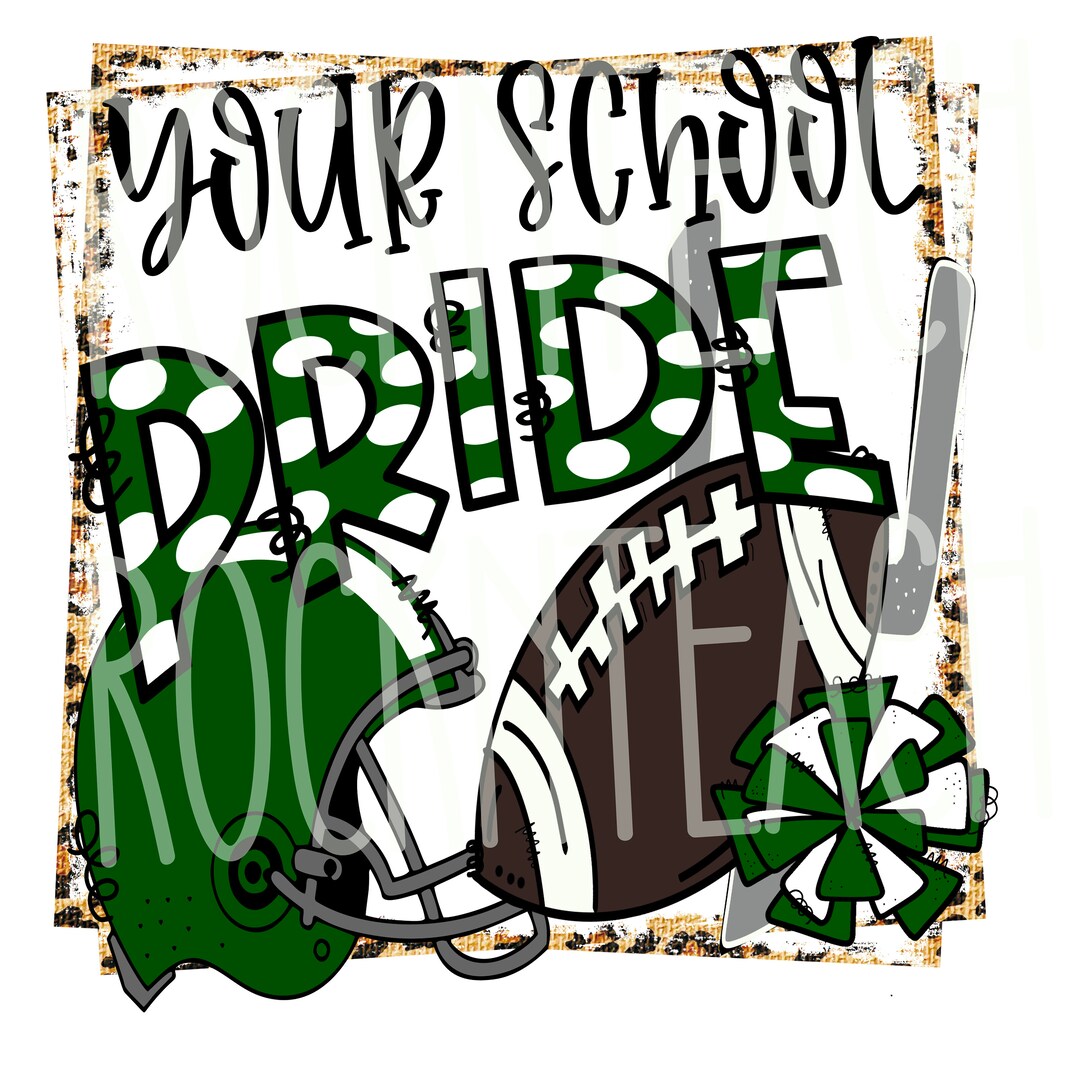 Football Pride Background/school Spirit Background Png/digital ...