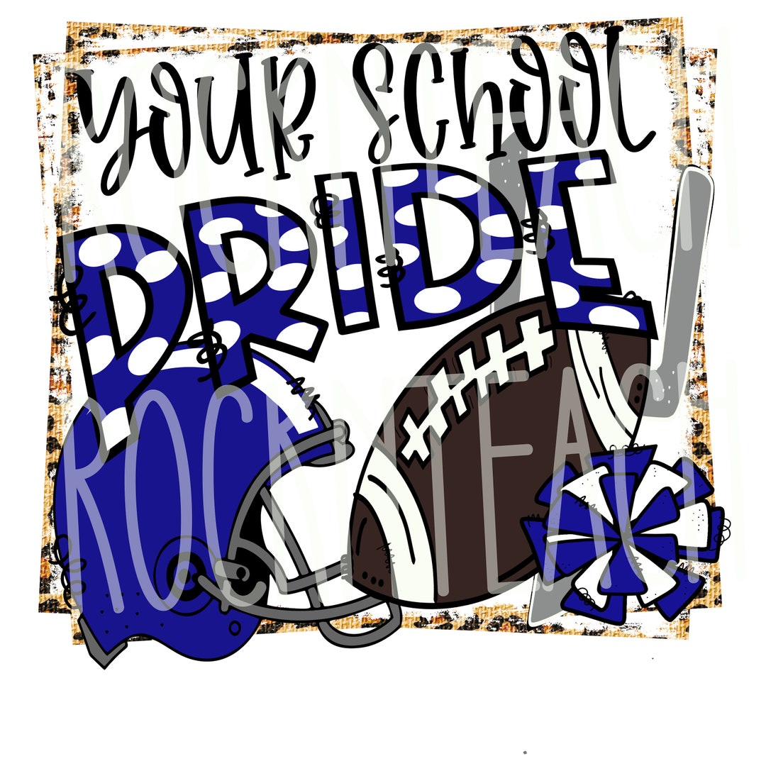 Football Pride Background/school Spirit Background Png/digital ...