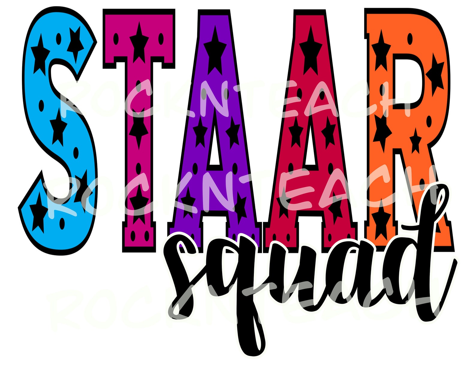 Staar Squad Sublimation Png Teacher Staar Test Png Staar Png - Etsy