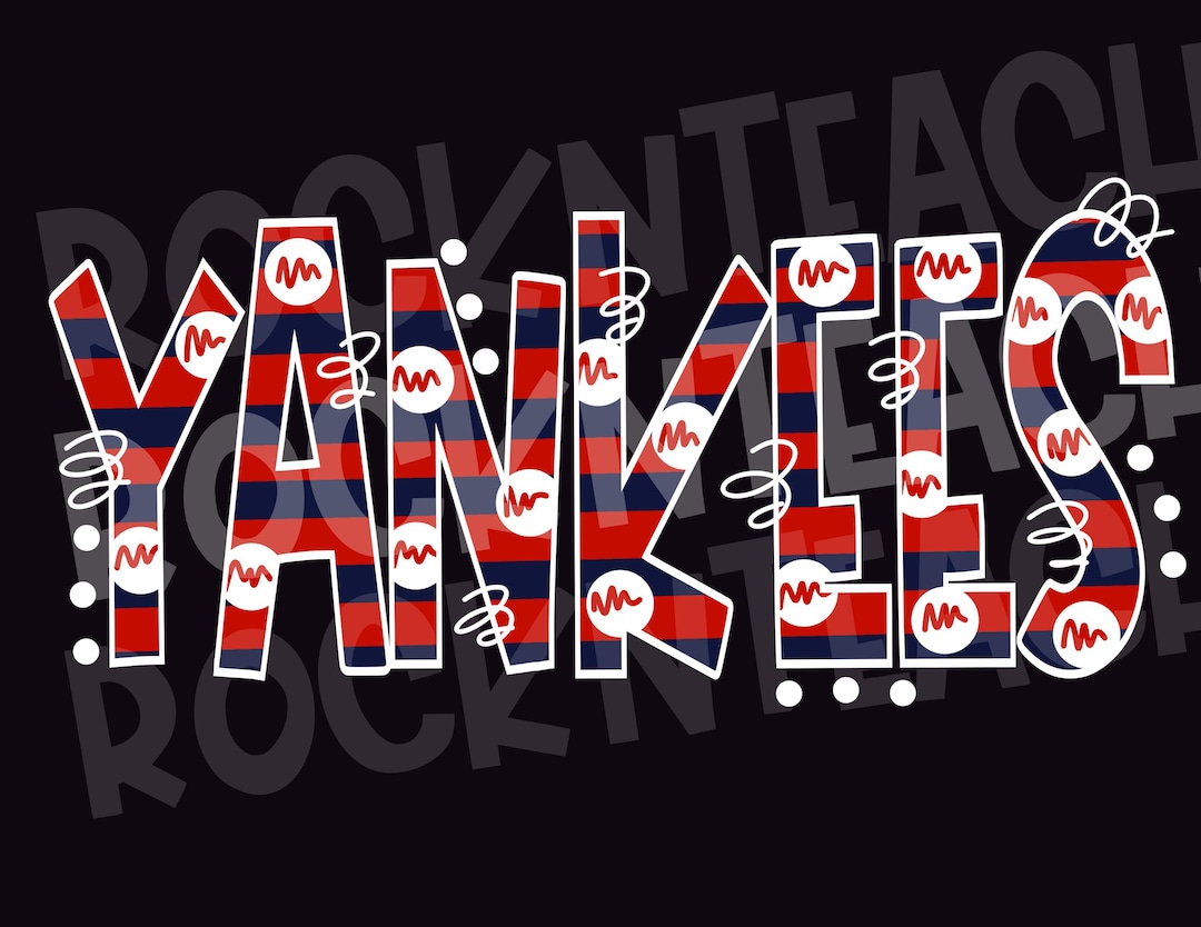 Yankees Png, Yankees Sublimation Download, Yankees Baseball Design ...