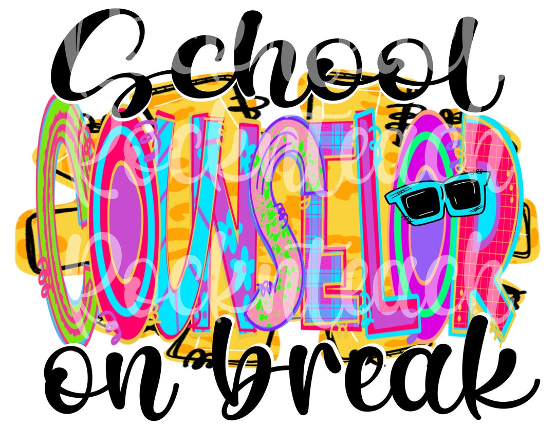 School Counselor on Break Png, Counselor Png, School Counselor Png - Etsy