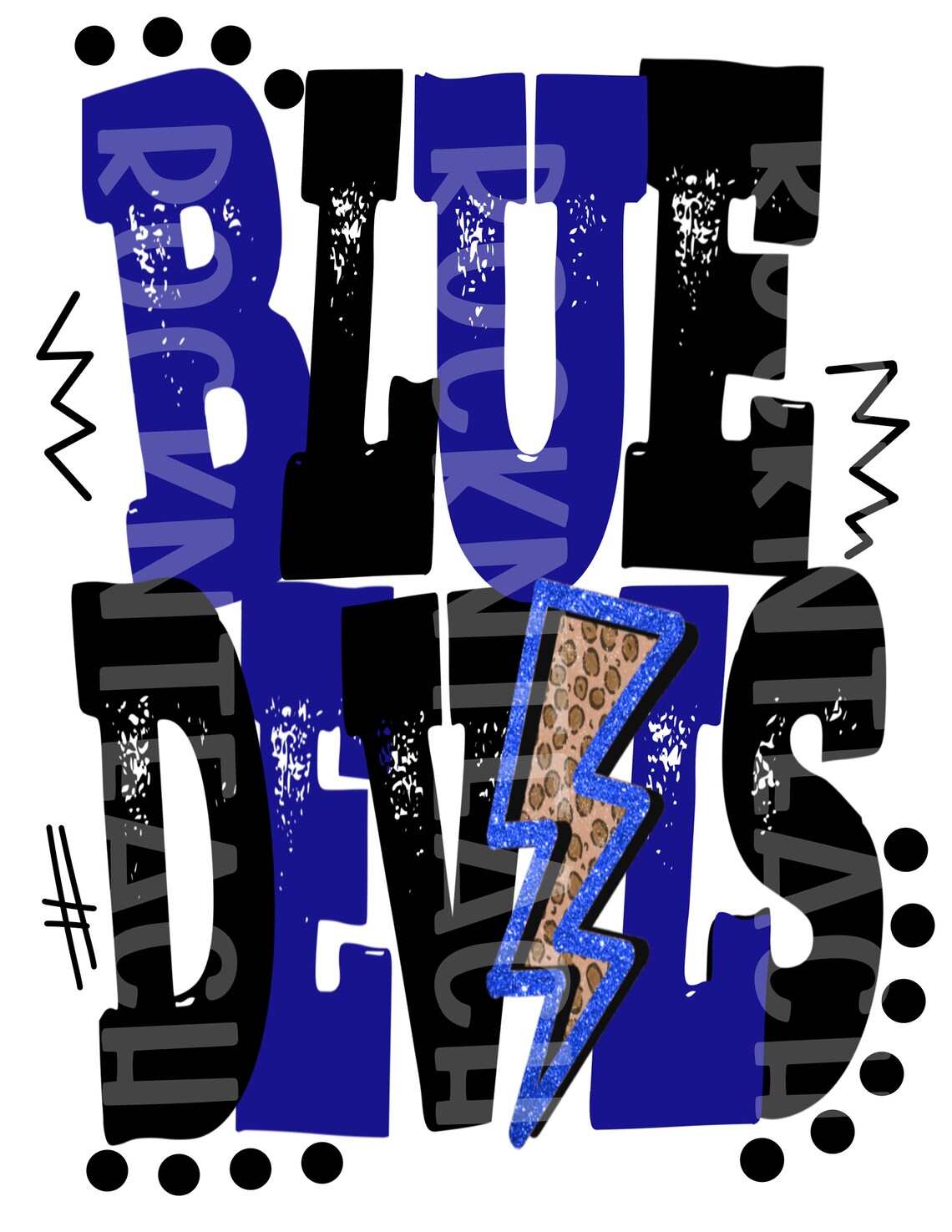 Blue Devils, Blue Devils Png, Blue Devils Sublimation Png, Blue Devils ...