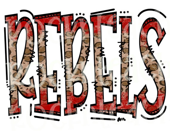 Rebels Png Rebels Mascot Png Rebels Football Png School - Etsy