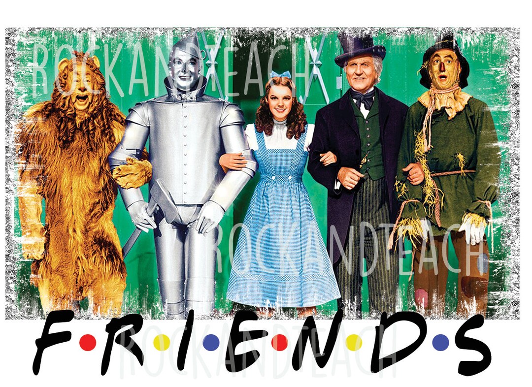 Wizard of Oz Png, Friends Png, Wizard of Oz Download - Etsy