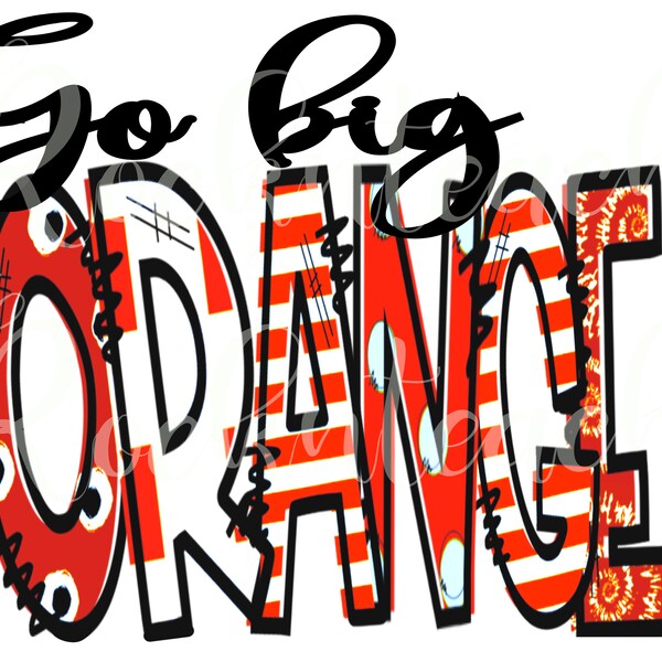 Go Big Orange - Etsy