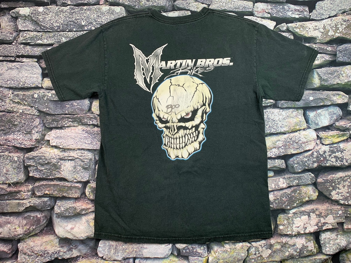 Iron Resurrection Martin Brothers Tee L Sewn Harley Davidson | Etsy