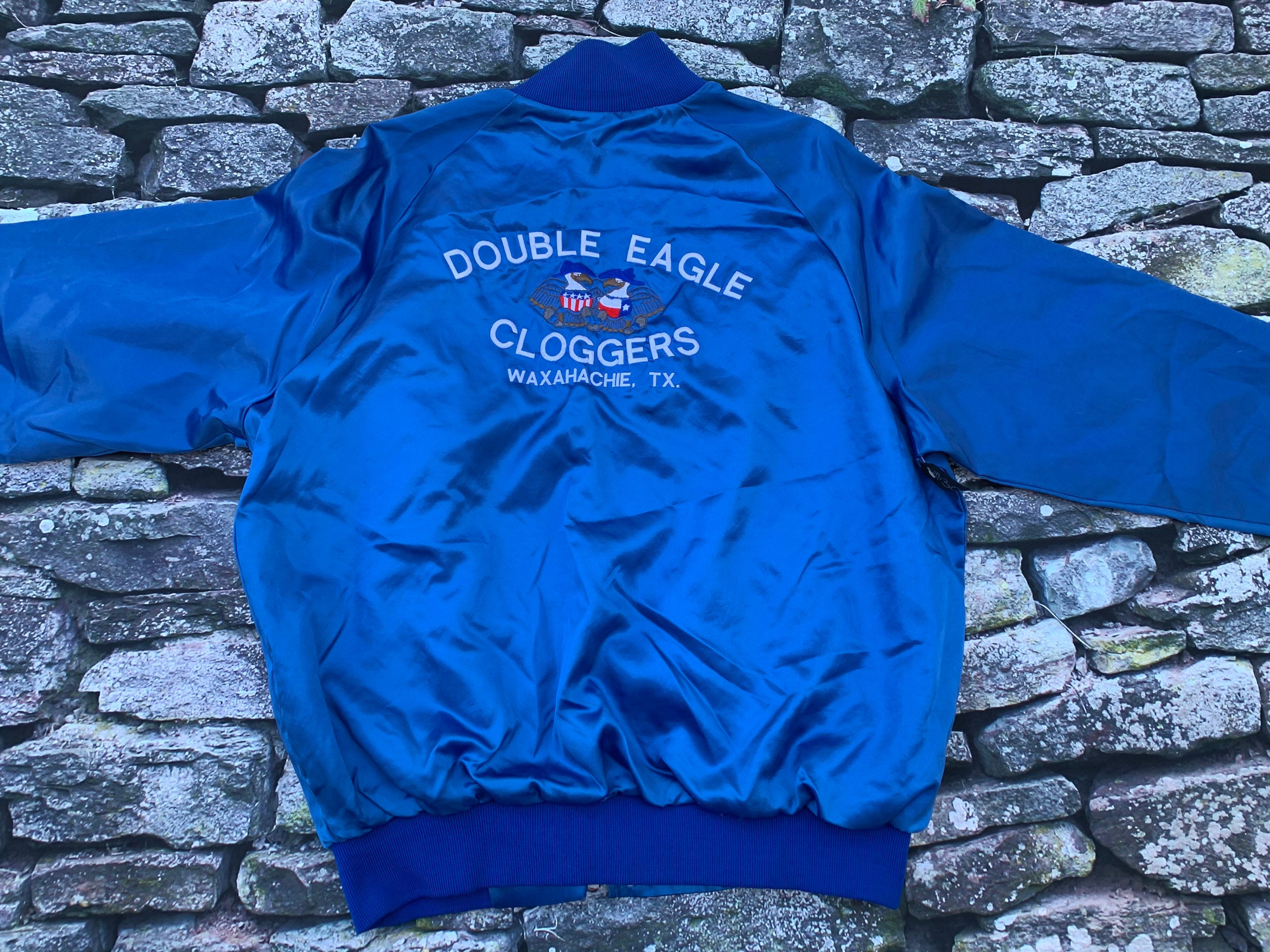 70s Satin Bowling Chaqueta L Bomber Chaqueta Occidental Grande | Etsy