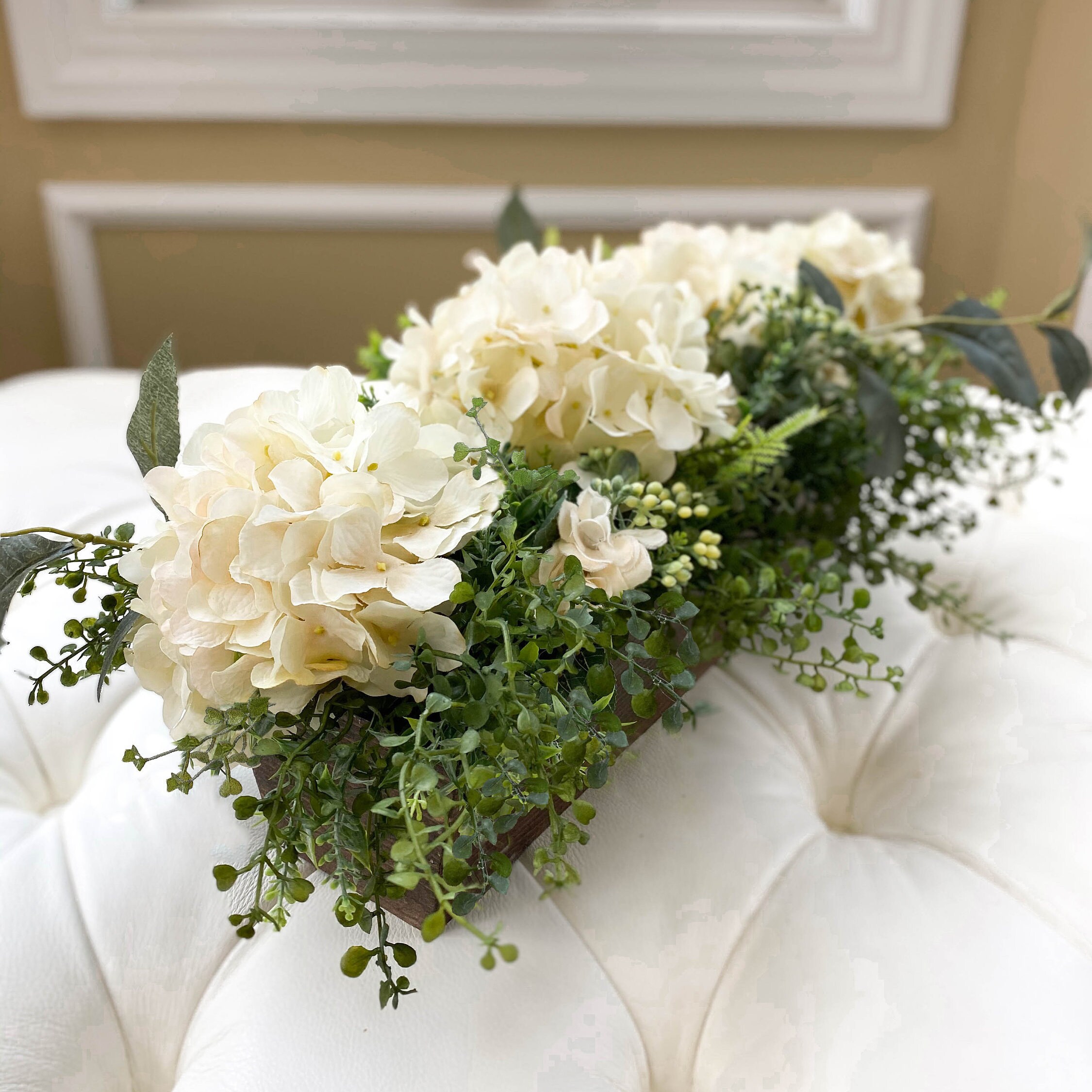 Small Hydrangea Fall Centerpieces