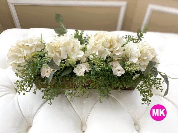 Small Hydrangea Fall Centerpieces