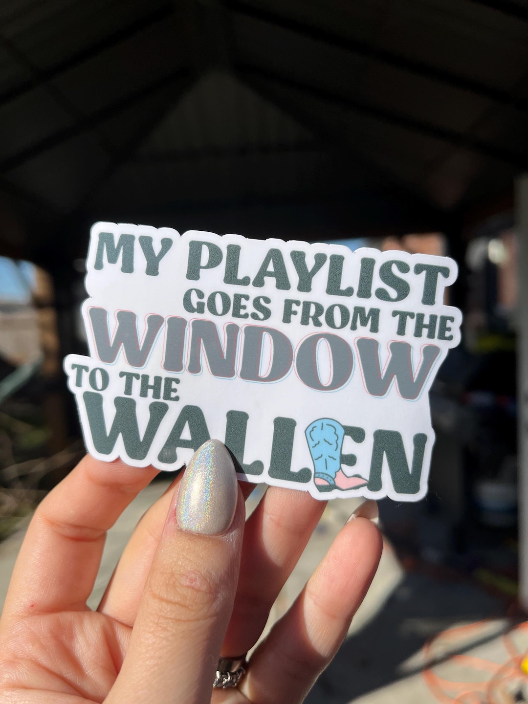 Morgan Wallen Sticker, Sticker for Country Girl, Gift for Music Lovers ...