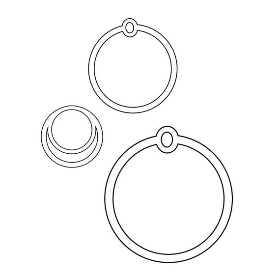 3 Hoop Pack SVG | Etsy