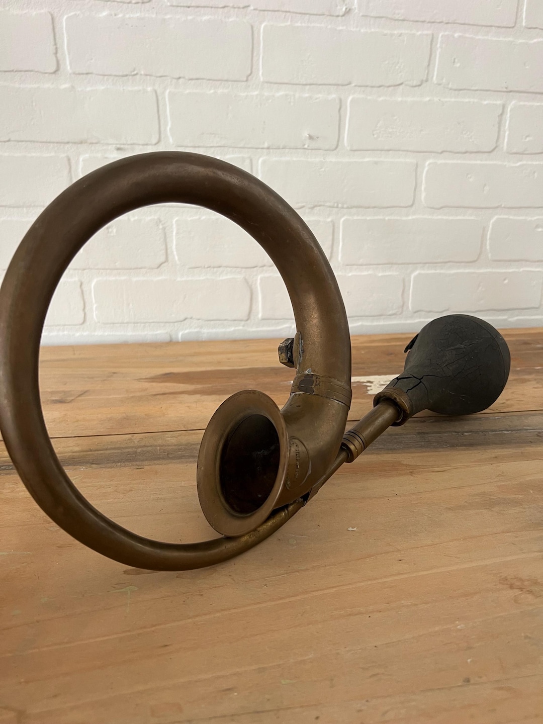 Antique Brass Bulb Car Horn: Champion, Made in Pakistan - Etsy
