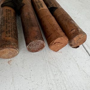 Vintage Railway Fusee, Four 5 Min., Wooden Detailed Fusee, Unique ...