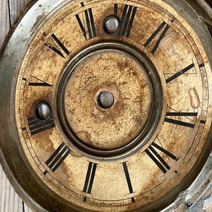 Vintage Metal Clock Face: Antique Clock Decor - Choice of Style - Etsy