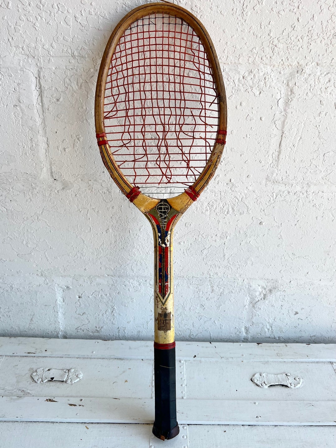 Vintage Tennis Racket - Single | J. Bancroft Champ Racket | Wooden ...