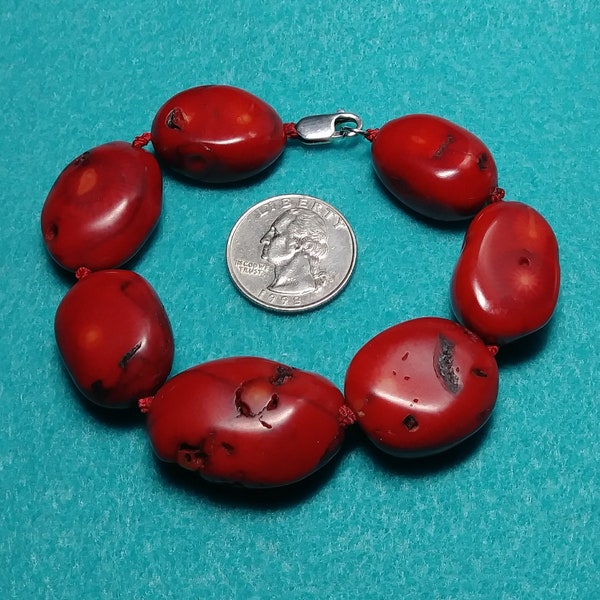 Coral Bracelet - Etsy